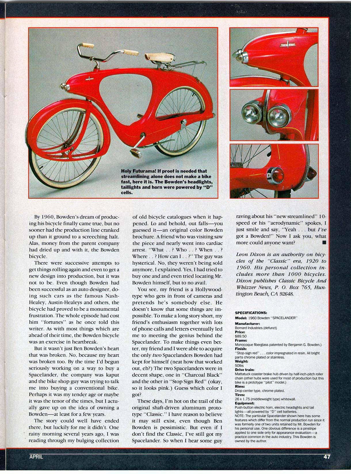 NBHAA - National Bicycle History Archive of America